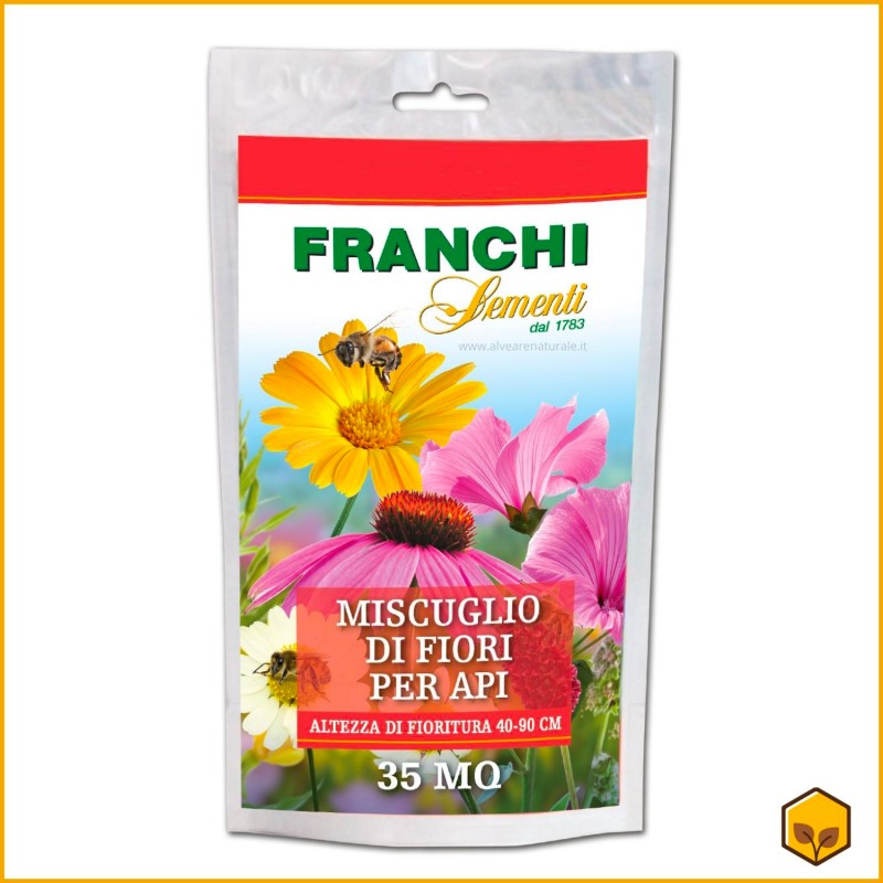 Super Miscuglio di fiori per api: 35 mq Quantità 100g | Alveare Naturale
